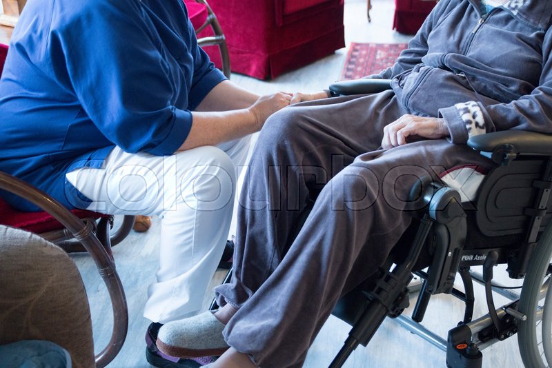 Daily care at the nursing home | Stock image | Colourbox