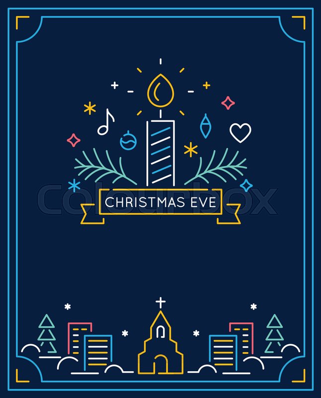 Christmas Eve Worship Clip Art