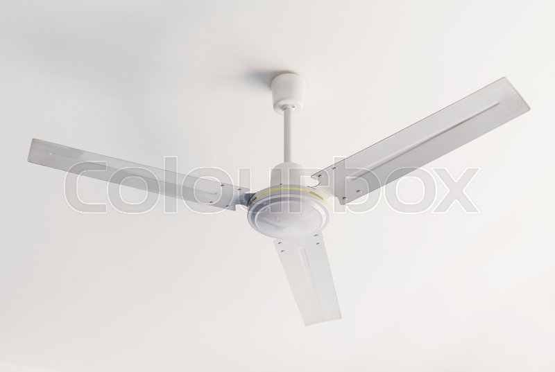 Photo of Ceiling fan in flat. | Stock image | Colourbox