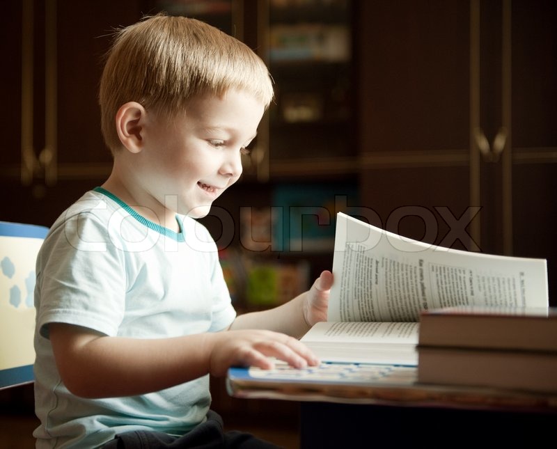 Boy Reading A Book