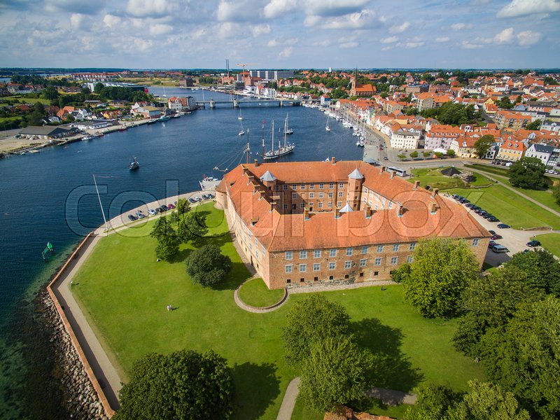 Sønderborg Slot ved Alssund | Stock foto | Colourbox