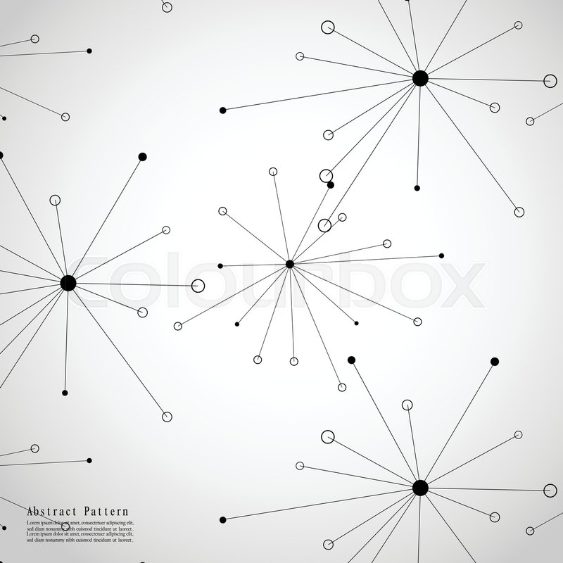 Geometric Abstract Connection ... | Stock Vector | Colourbox