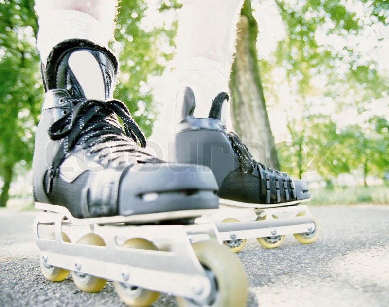 Roller skate close up and isolated on ... | Stock Photo | Colourbox