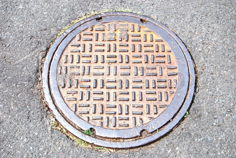 Manhole | Stock image | Colourbox