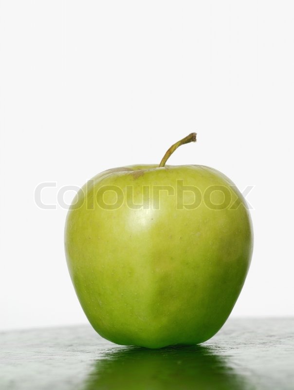 Close-up von einem Apfel | Stock Bild | Colourbox