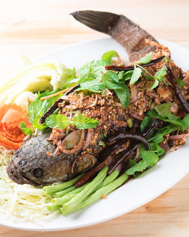 Fried Snakehead