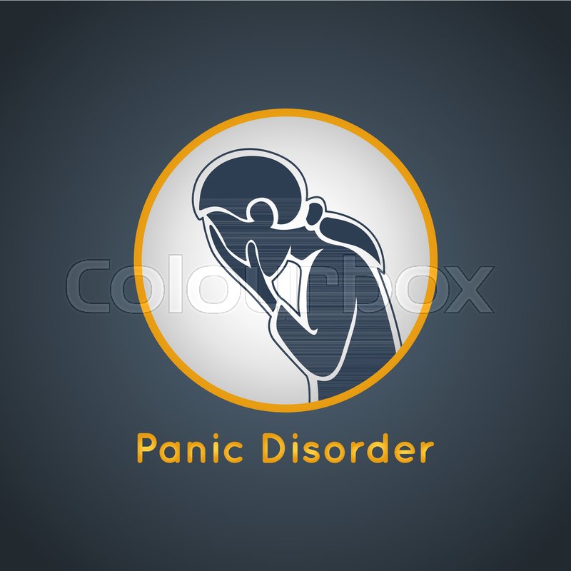Panic Disorder vector icon ... | Stock vector | Colourbox