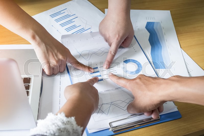 Business team analysis data concept. ... | Stock image | Colourbox