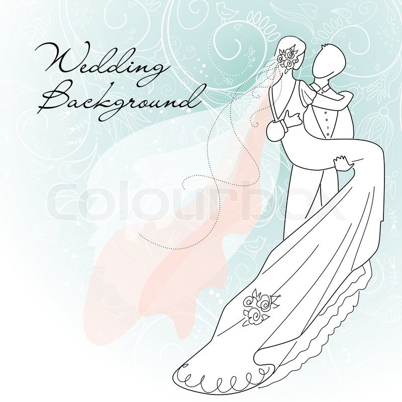 Wedding background | Stock vector | Colourbox