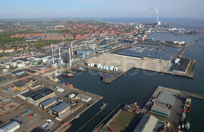 Esbjerg port | Stock foto | Colourbox