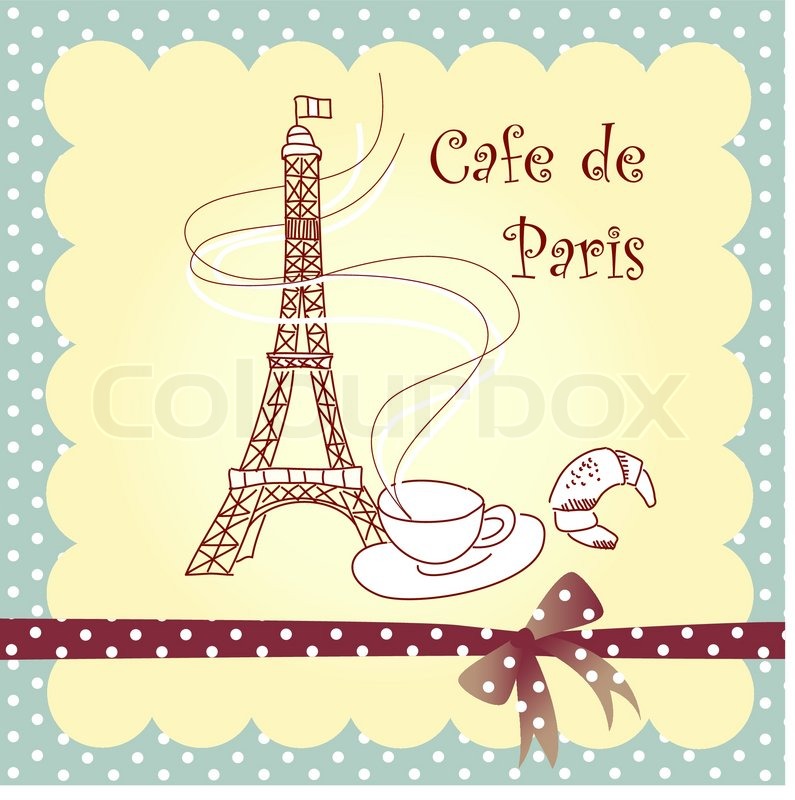 Cafe de Paris | Stock vector | Colourbox