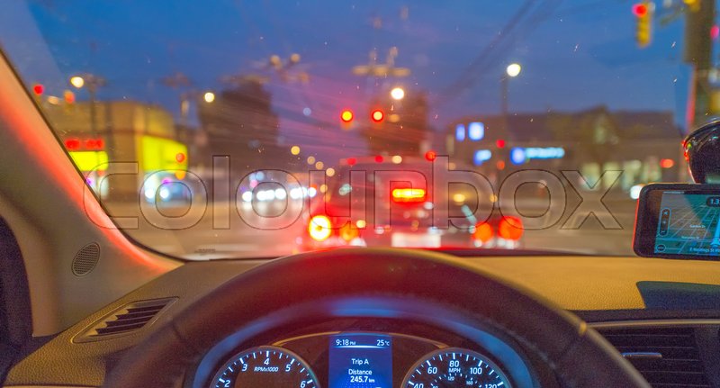 Inside Car View Driving