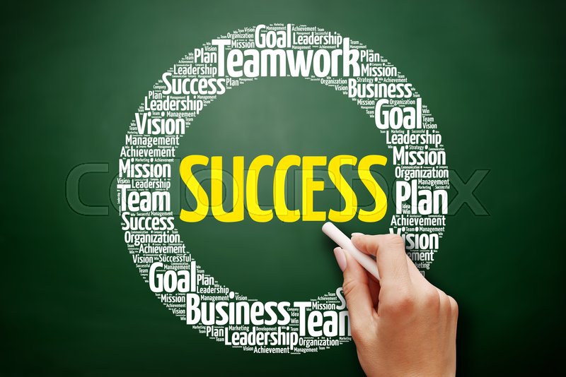 Success word cloud collage, business ... | Stock image | Colourbox