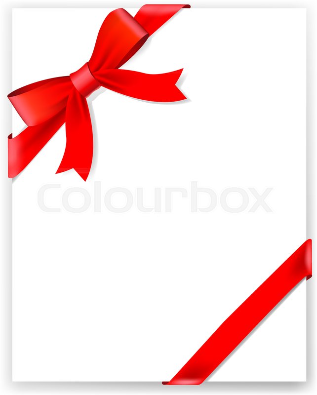 Red Satin Ribbon Background