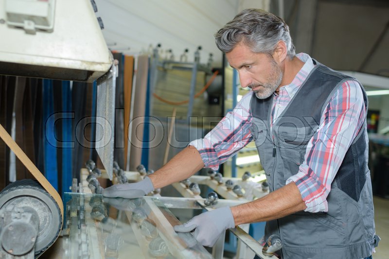 Reparation of a damage machine | Stock image | Colourbox