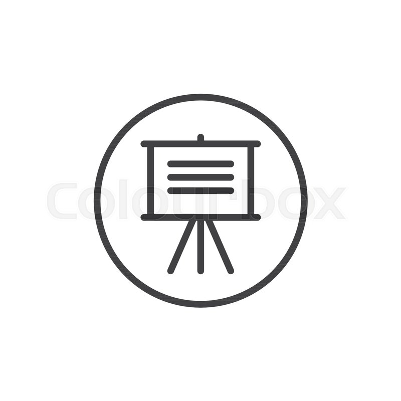 Presentation Icon Vector