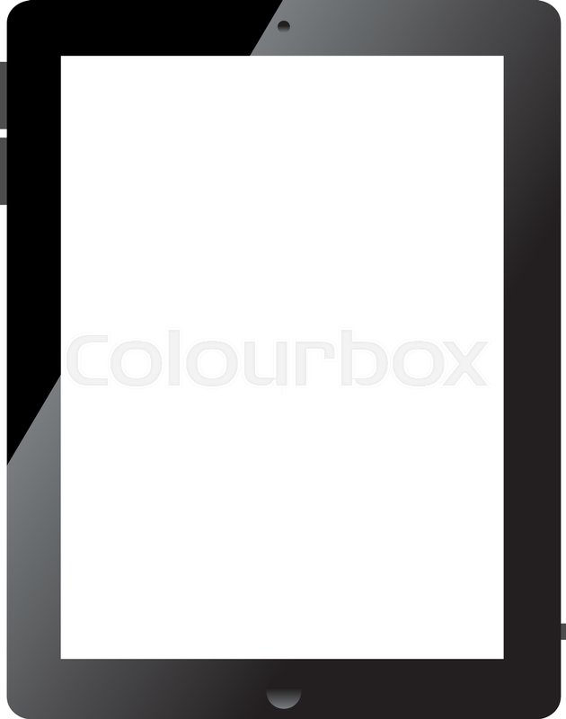 Ipad illustration | Stock vector | Colourbox