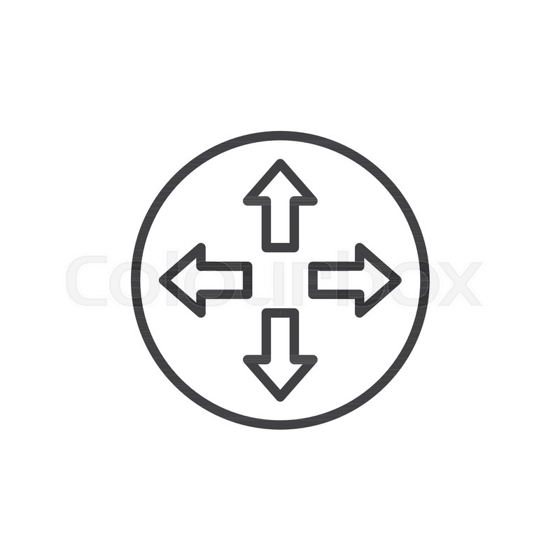 Four Way Switch Symbol
