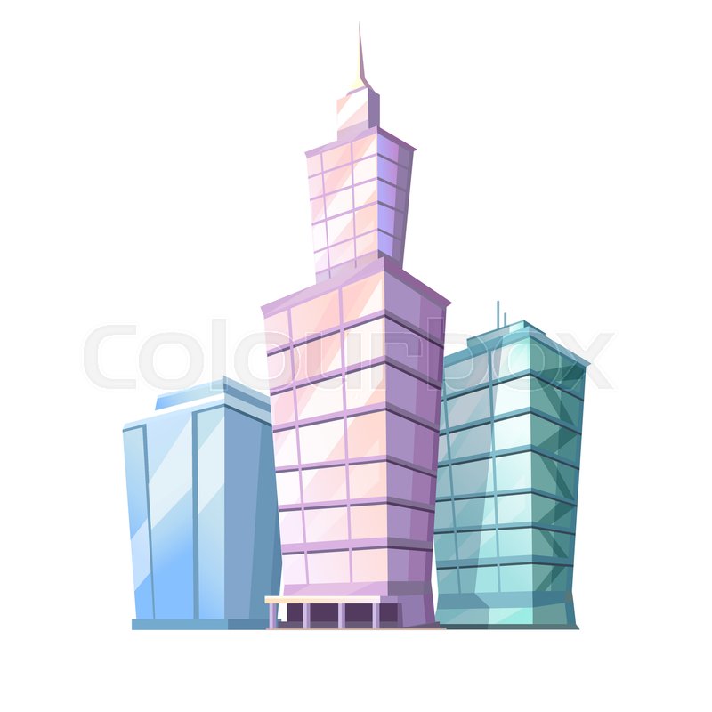 Tall Building Cartoon