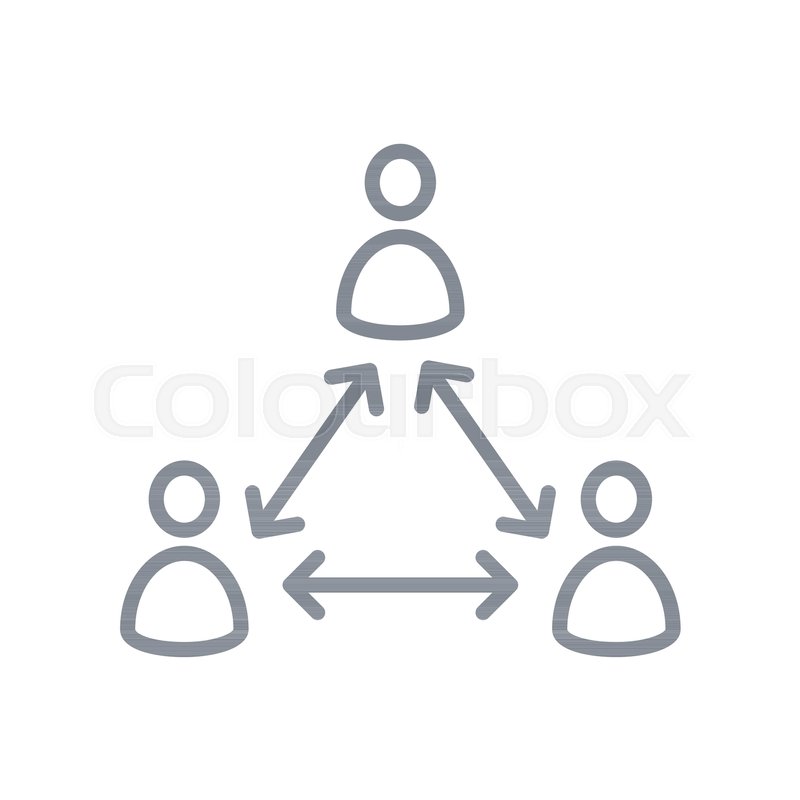 Interaction infographic element ... | Stock vector | Colourbox