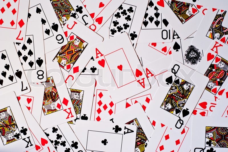 Background made of playing cards | Stock image | Colourbox
