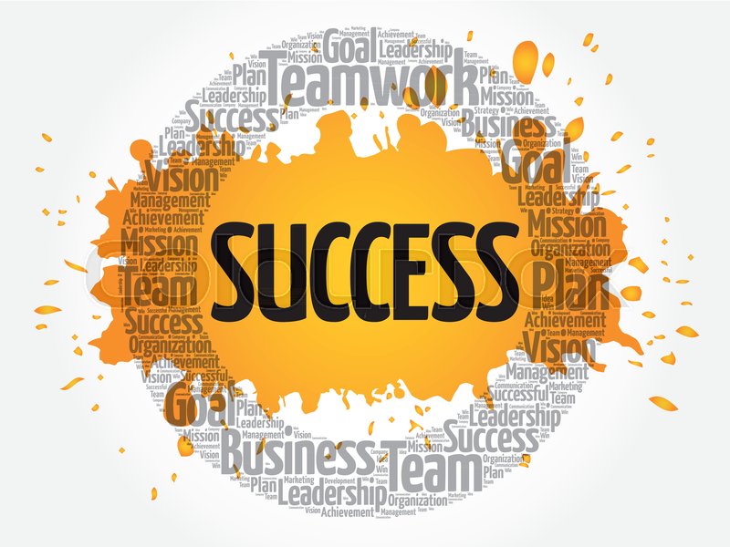 Success word cloud collage, business ... | Stock vector | Colourbox