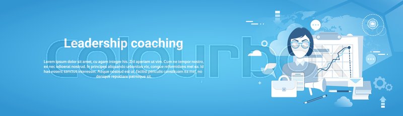 Leadership Coaching Web Horizontal ... | Stock vector | Colourbox