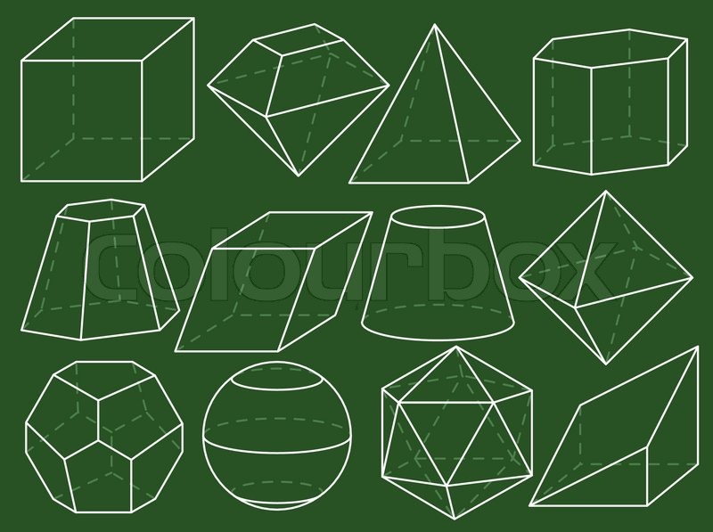 Geometry figures | Stock vector | Colourbox