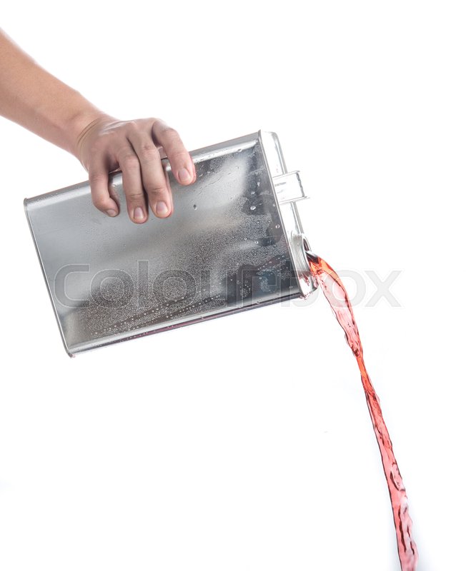 Gasoline Can Pouring