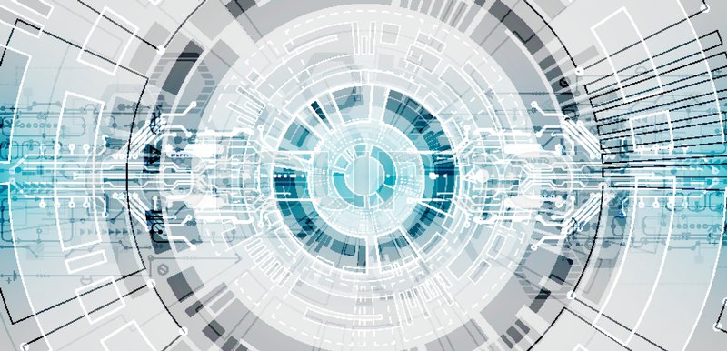 Abstract circle technology concept. ... | Stock vector | Colourbox