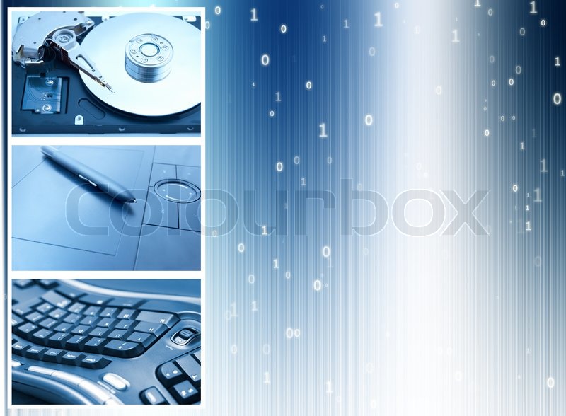 Collage: Information technology IT | Stock Photo | Colourbox
