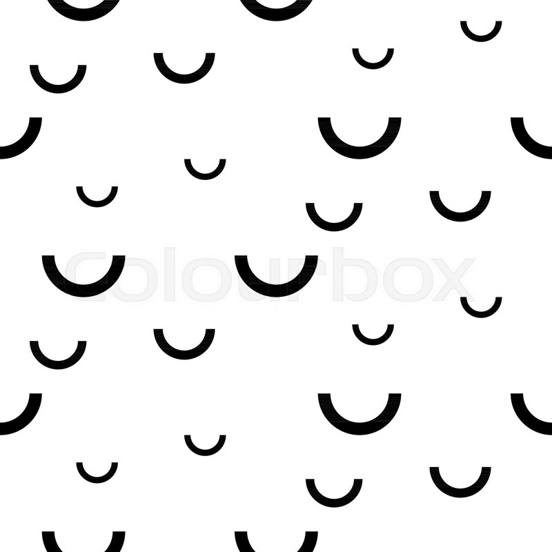 Abstract geometric arc shapes seamless ... | Stock vector | Colourbox