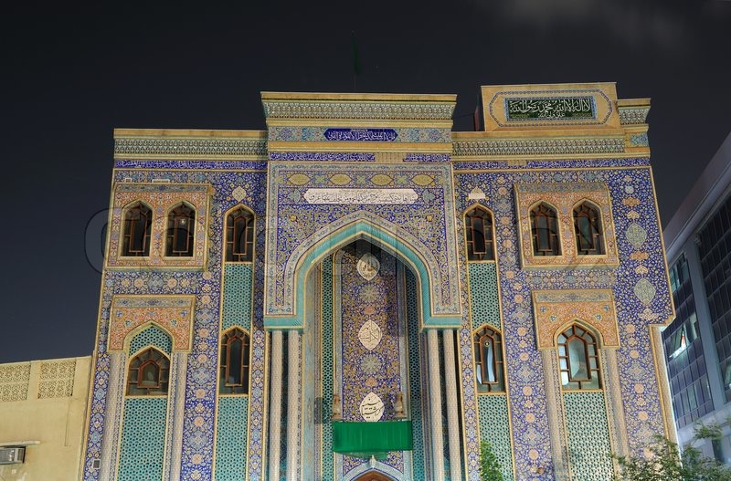 Traditional decorated mosque in Bur ... | Stock image | Colourbox