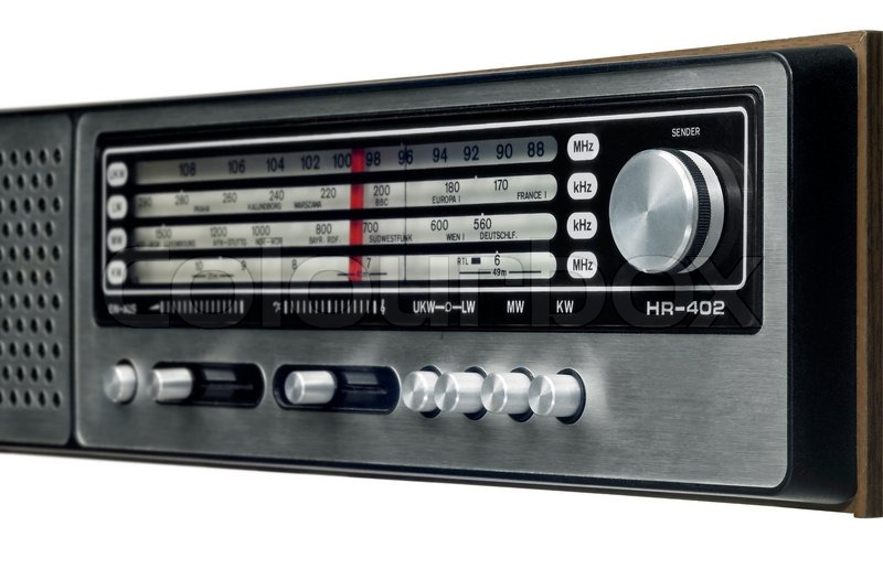 Studio photography of a nostalgic radio ... | Stock Photo | Colourbox