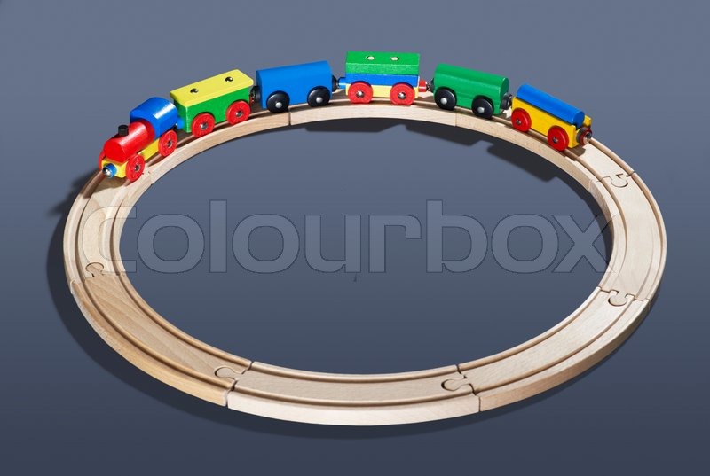 Studio photography of a colorful wooden ... | Stock image | Colourbox