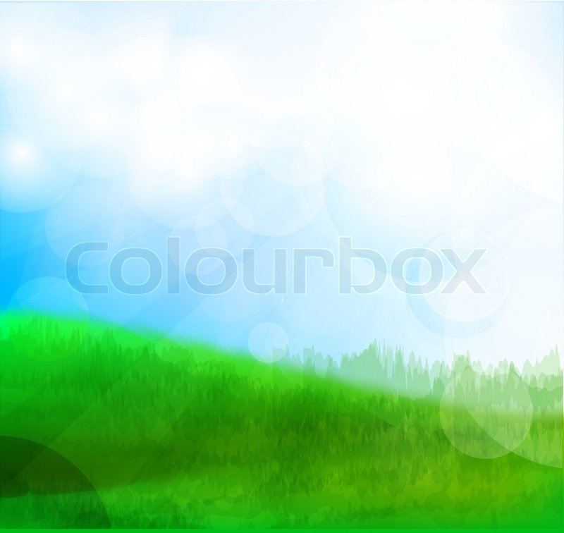 Light spring background | Stock vector | Colourbox