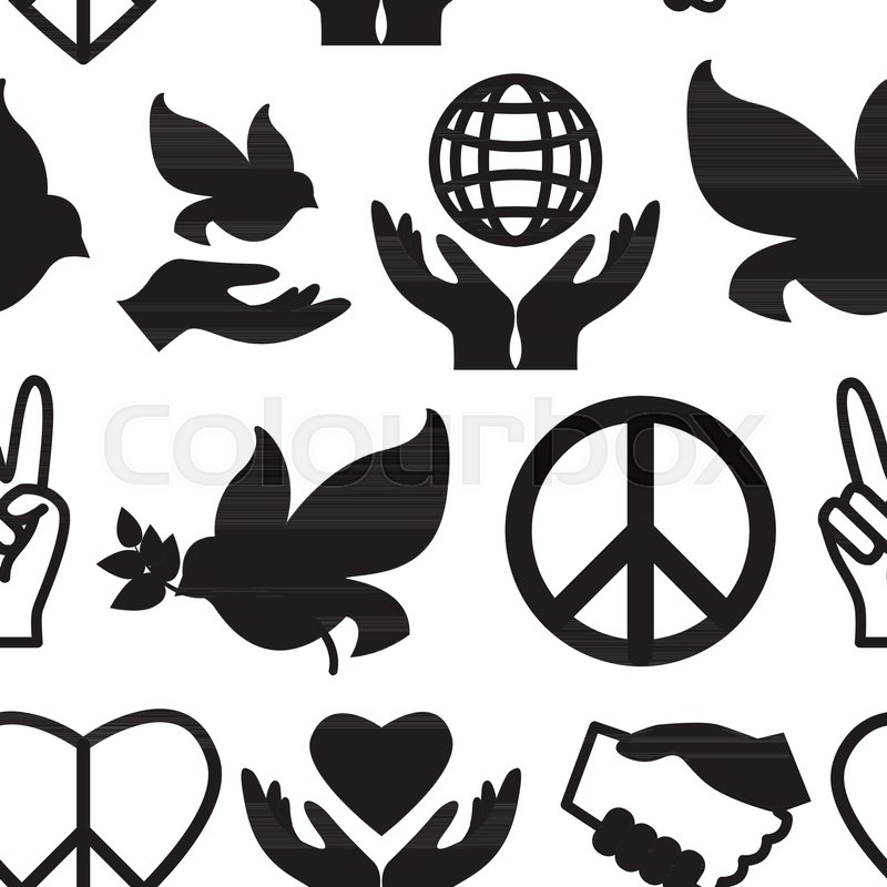 Frieden-Symbole | Stock-Vektor | Colourbox