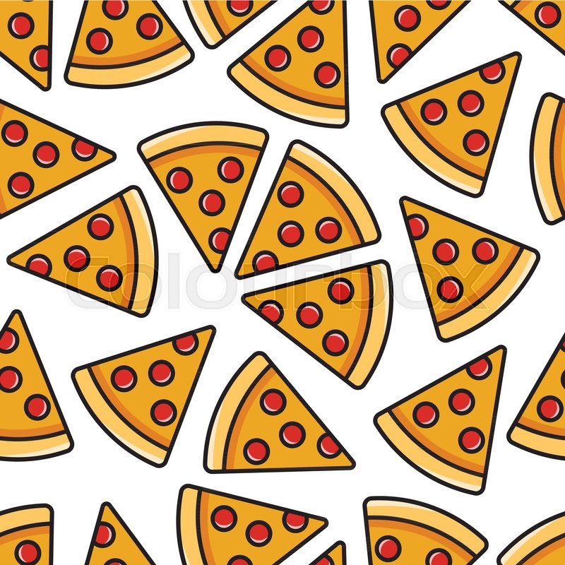 Pepperoni Pizza Pattern