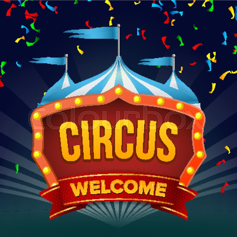 Circus Sign Vector