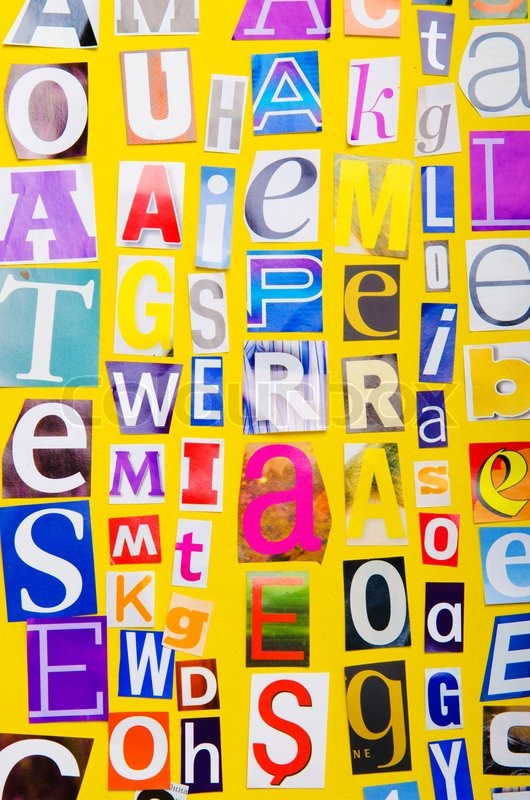 Newspaper clippings with various ... | Stock image | Colourbox