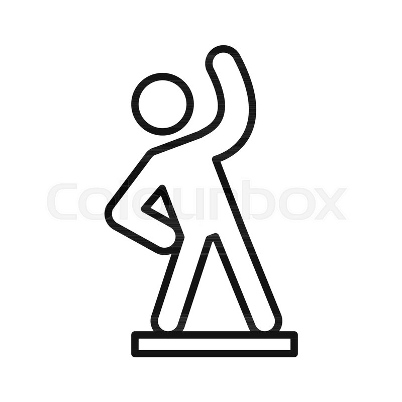 Warm up activity icon | Stock vector | Colourbox