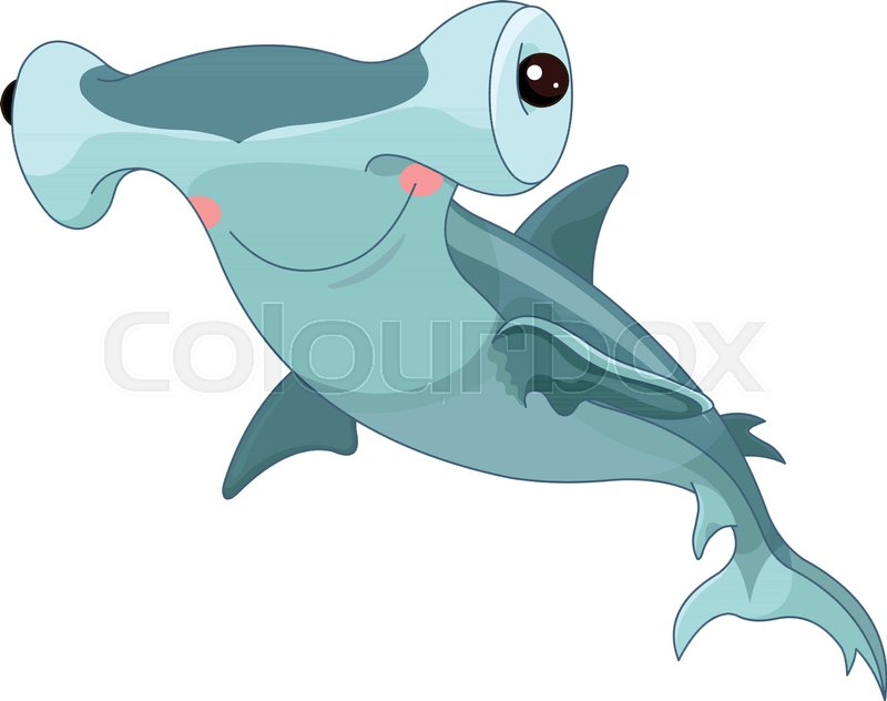 Cute Hammerhead Shark Clipart