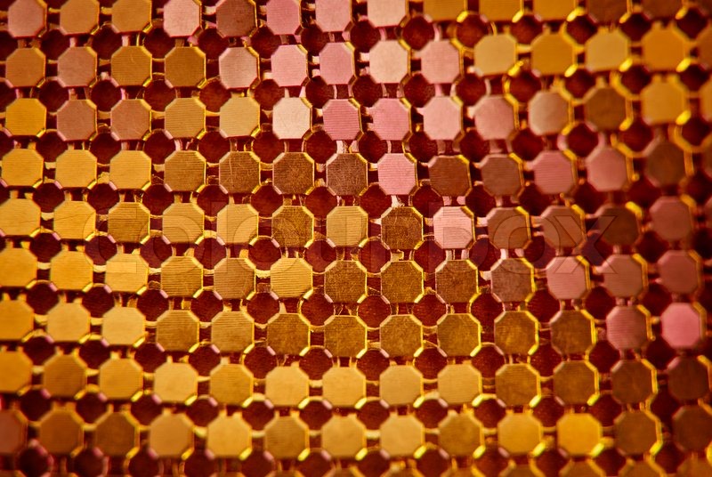 Orange sequins abstract close up ... | Stock image | Colourbox