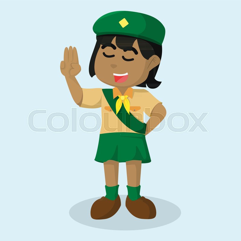 Girl Scout Hand Symbol