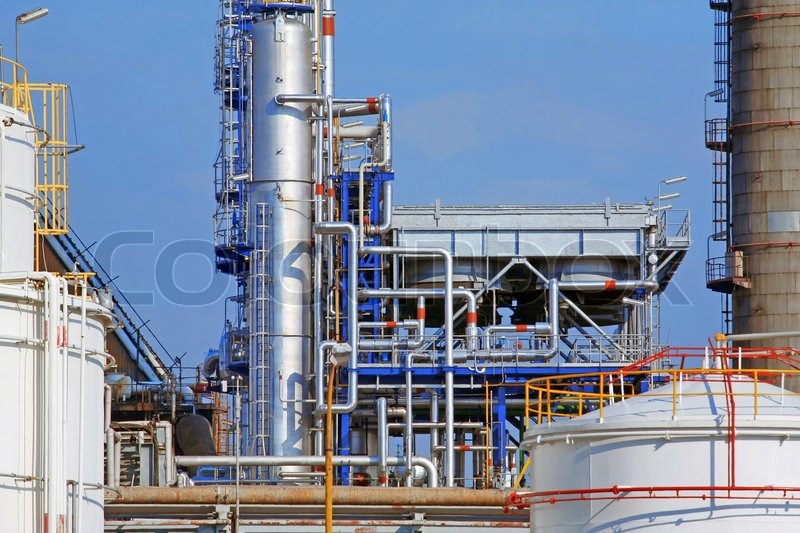 Raffinerie | Stock Bild | Colourbox
