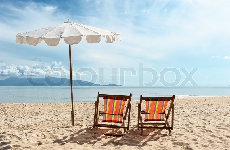 Stranden nær med havet | Stock foto | Colourbox