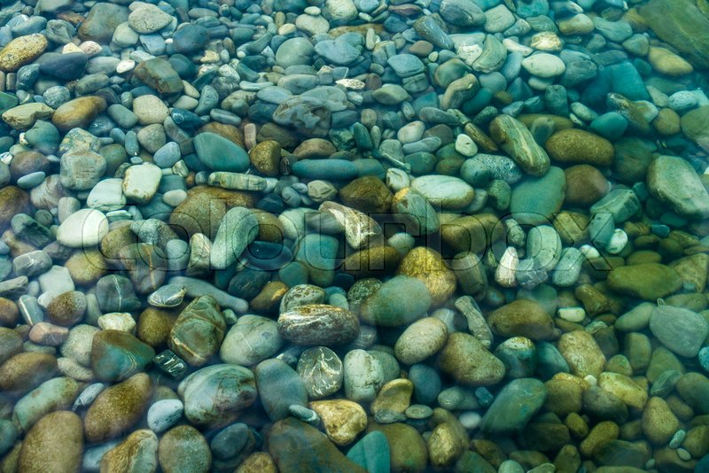 Underwater sea stones. sea water and ... | Stock image | Colourbox