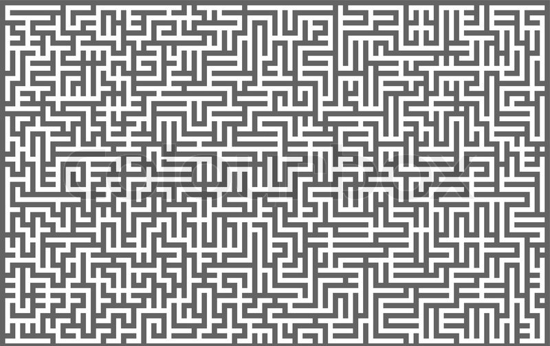 Design elements with maze patterns | Stock vector | Colourbox