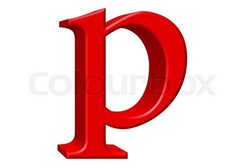 The Letter P Lowercase