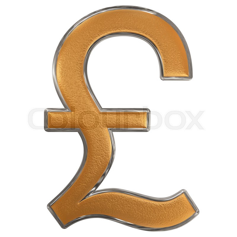 British Pound Symbol Vector